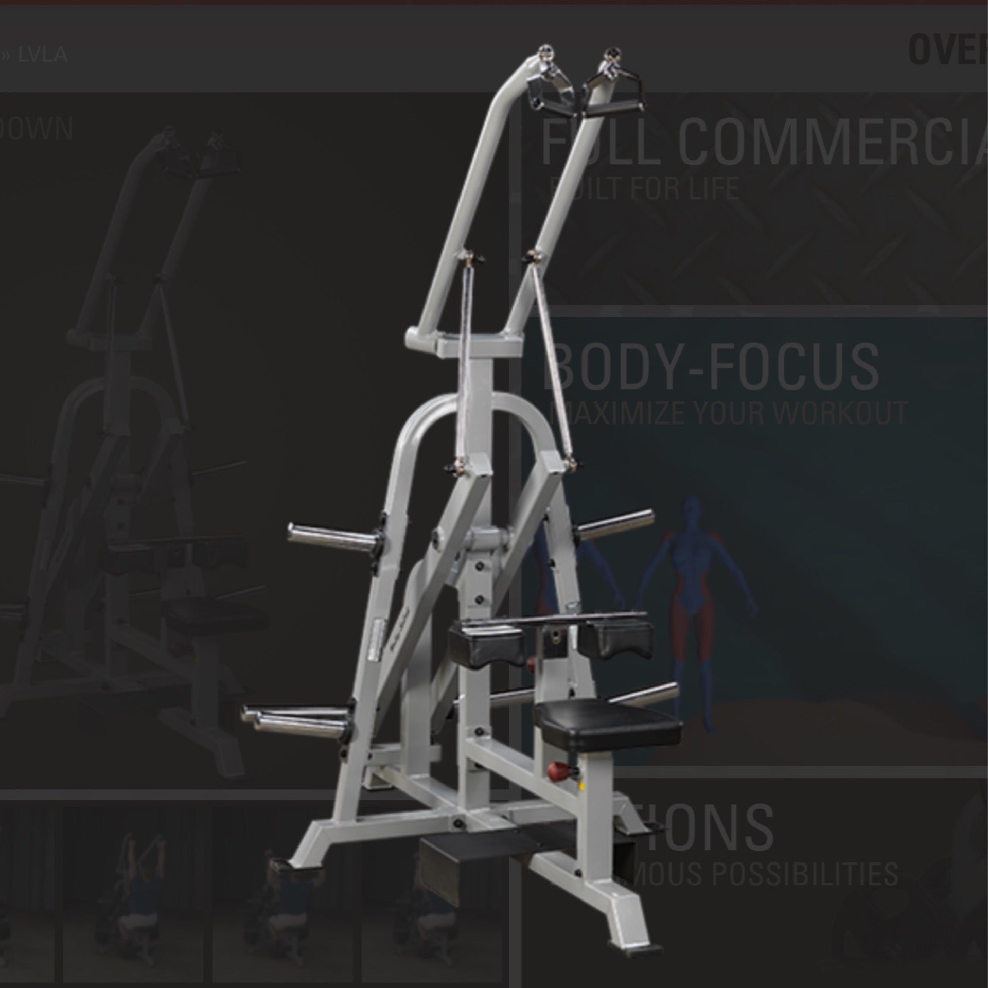 Plate Loaded Leverage Lat Pulldown Machine | Affordable Gym Equipment